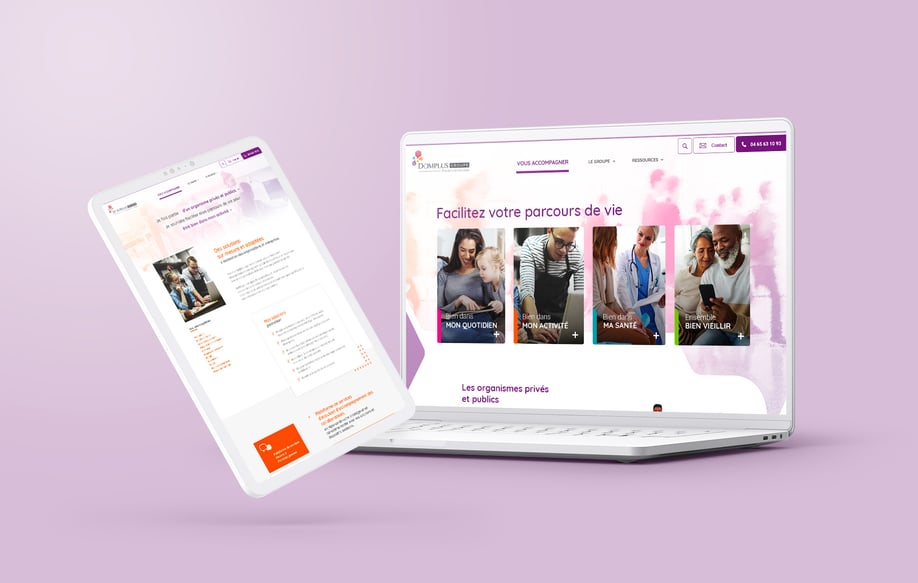 un nouveau site corporate pour Domplus groupe